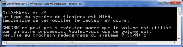 CHKDSK : Faire un Checkdisk sous Windows 7 /8 / 10